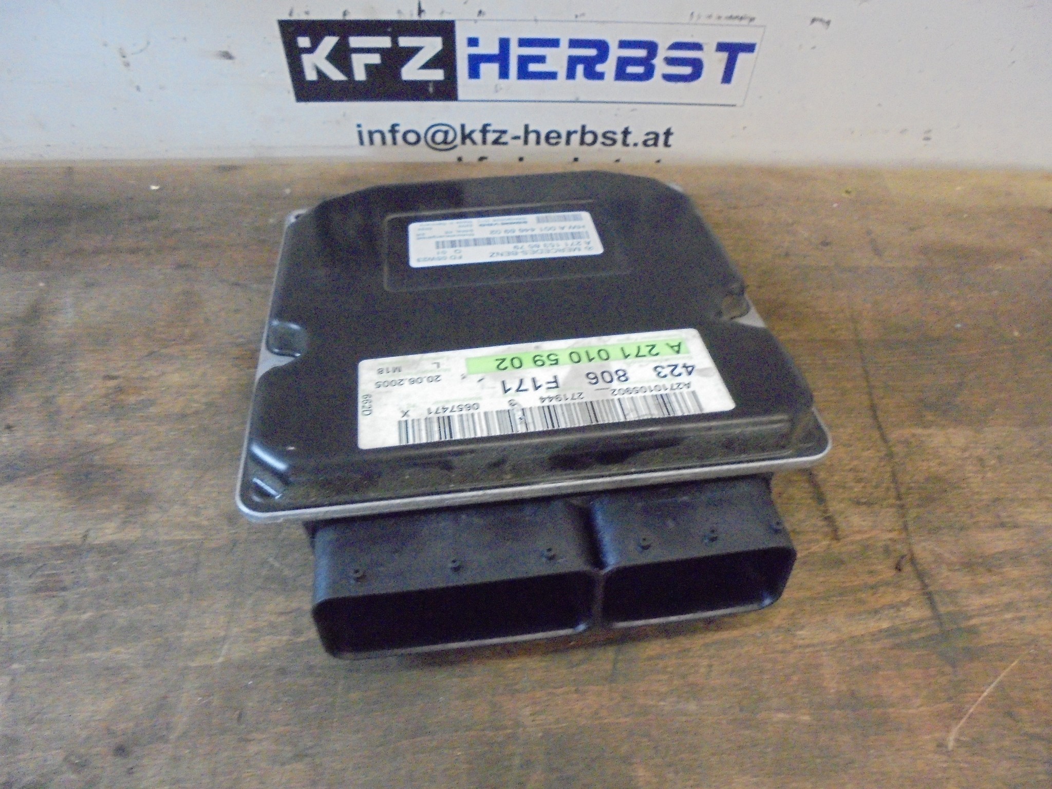 Engine control unit (ECU) MERCEDES-BENZ SLK (R171) 200 Kompressor (171. ...