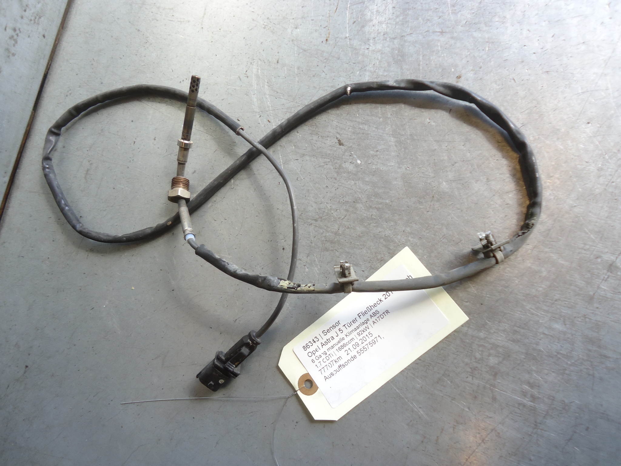 Electronic sensor OPEL ASTRA J (P10) 1.7 CDTI (68) 12883538 | B-Parts