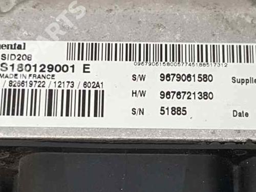 Engine control unit (ECU) PEUGEOT BOXER Van 2.2 HDi 110 9679061580 ...
