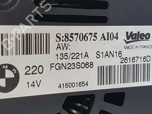 Alternator BMW X5 (F15, F85) xDrive 30 d 9456414 | B-Parts