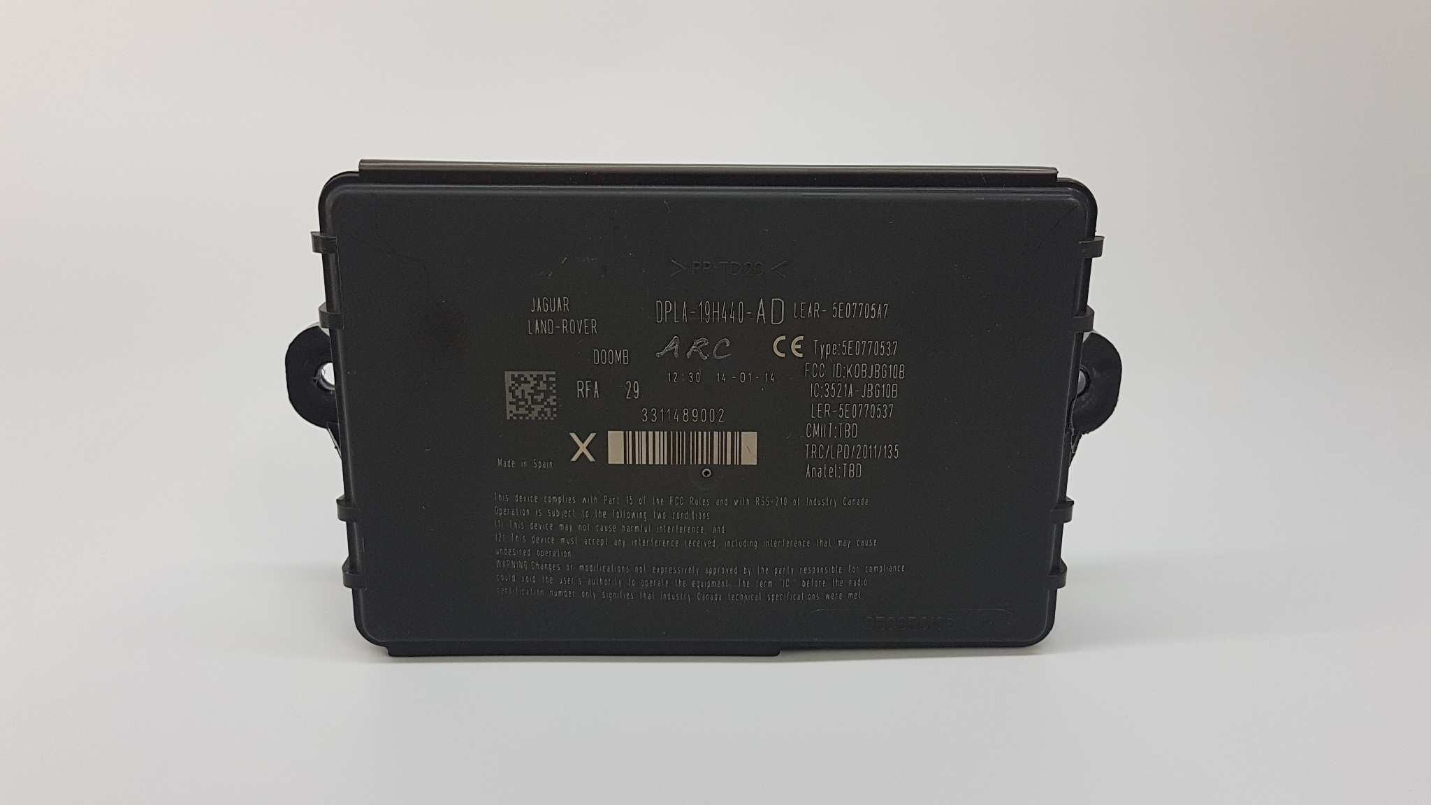 Electronic module LAND ROVER RANGE ROVER EVOQUE (L538) 2.2 D 4x4 ...