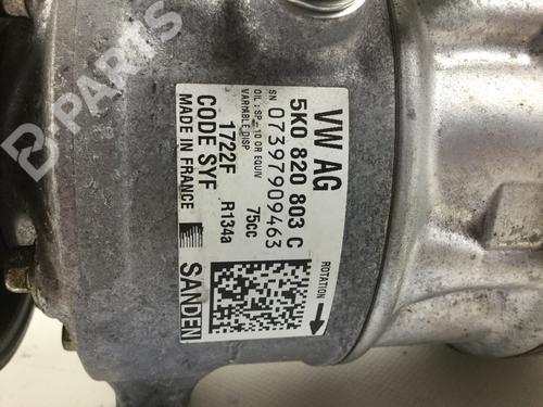 AC compressor AUDI Q3 (8UB, 8UG) 1.4 TSI VW: 5K0820803C | B-Parts