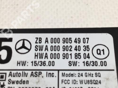 Control unit MERCEDES-BENZ C-CLASS (W205) C 200 BlueTEC / d (205.037 ...