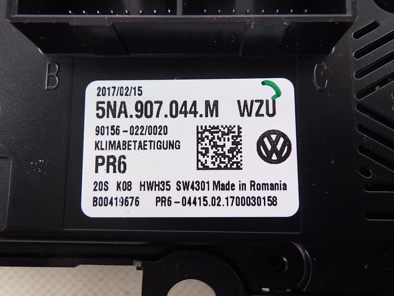 Climate control VW TIGUAN (AD1) 2.0 TDI VW: 5NA907044M | B-Parts