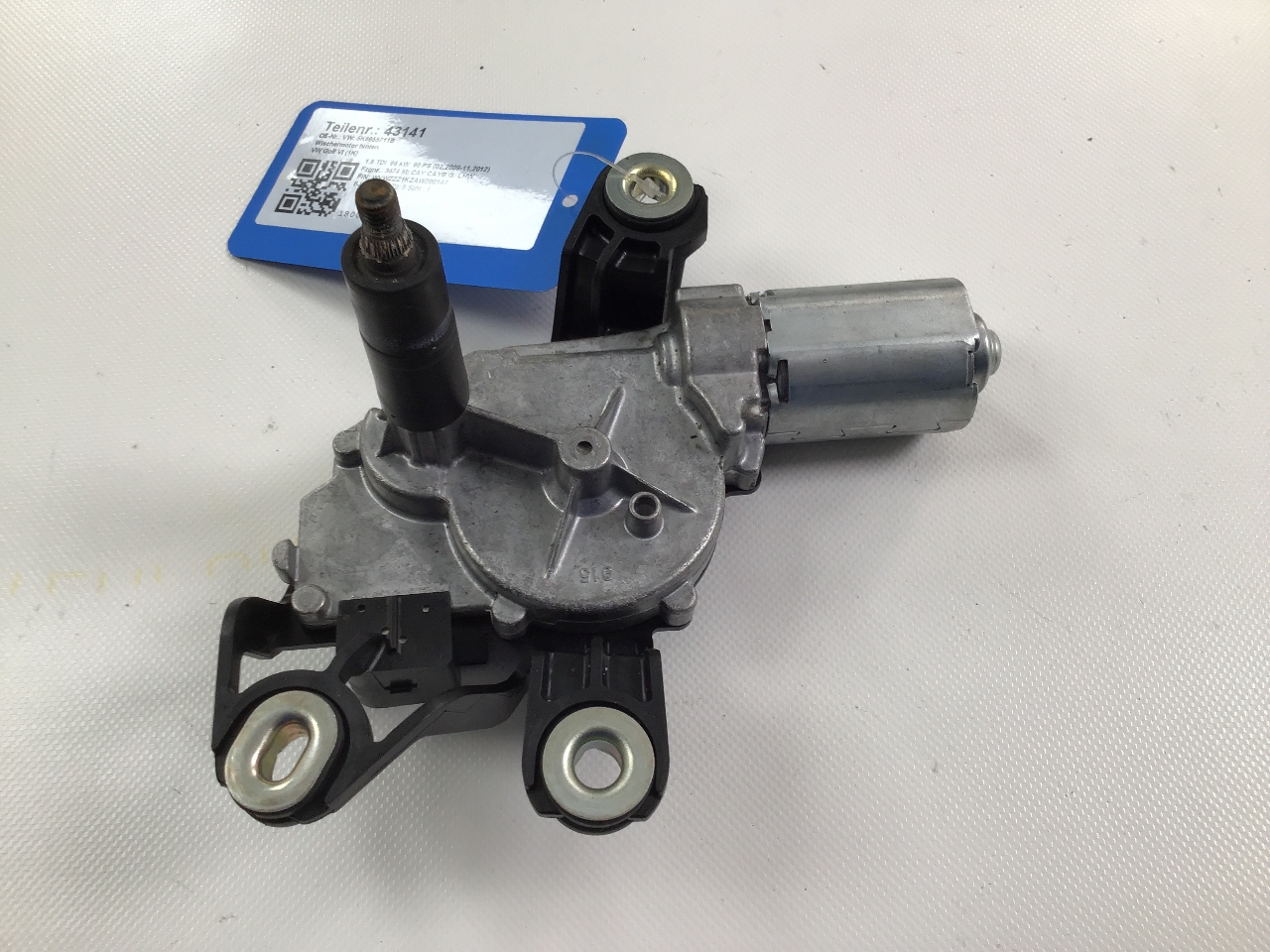 Rear wiper motor VW GOLF VI (5K1) 1.6 TDI 4599254 | B-Parts