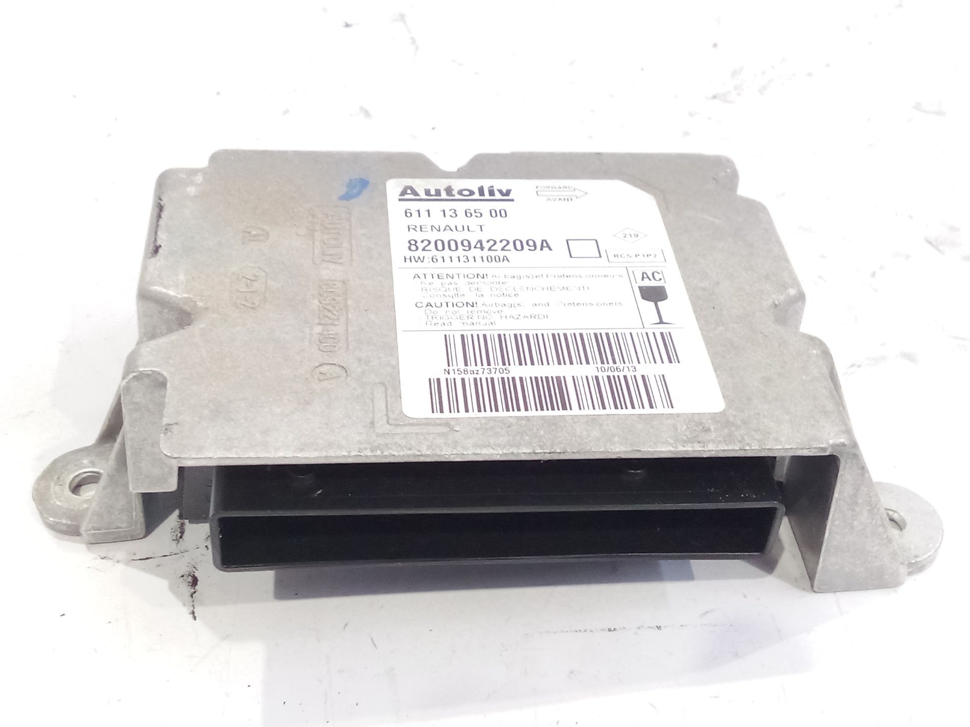 ECU airbags RENAULT MASTER III Van (FV) 2.3 dCi 125 FWD (FV0C, FV0D ...