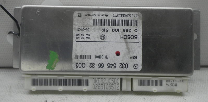 ESP ECU MERCEDES-BENZ E-CLASS (W211) E 200 CDI (211.004) 4208267 | B-Parts