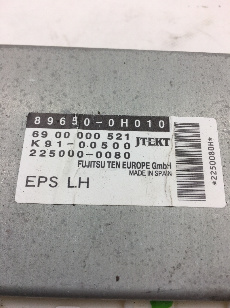 Steering ECU PEUGEOT 107 (PM_, PN_) 1.0 PEUGEOT: 89650-0H010 | B-Parts