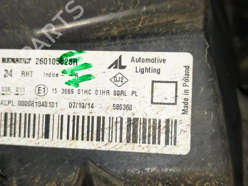 Phare droit DACIA DUSTER (HS_) 1.5 dCi 13717772 | B-Parts