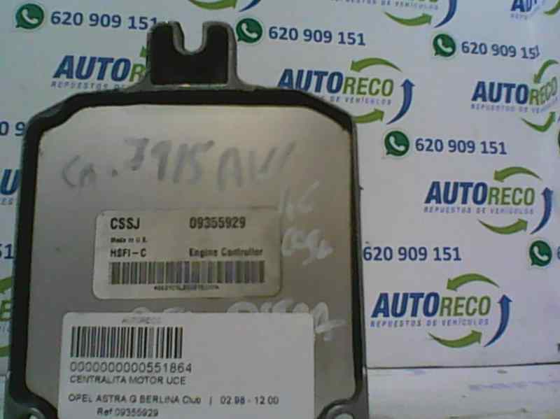 Engine control unit (ECU) OPEL ASTRA G Hatchback (T98) 1.6 (F08, F48 ...