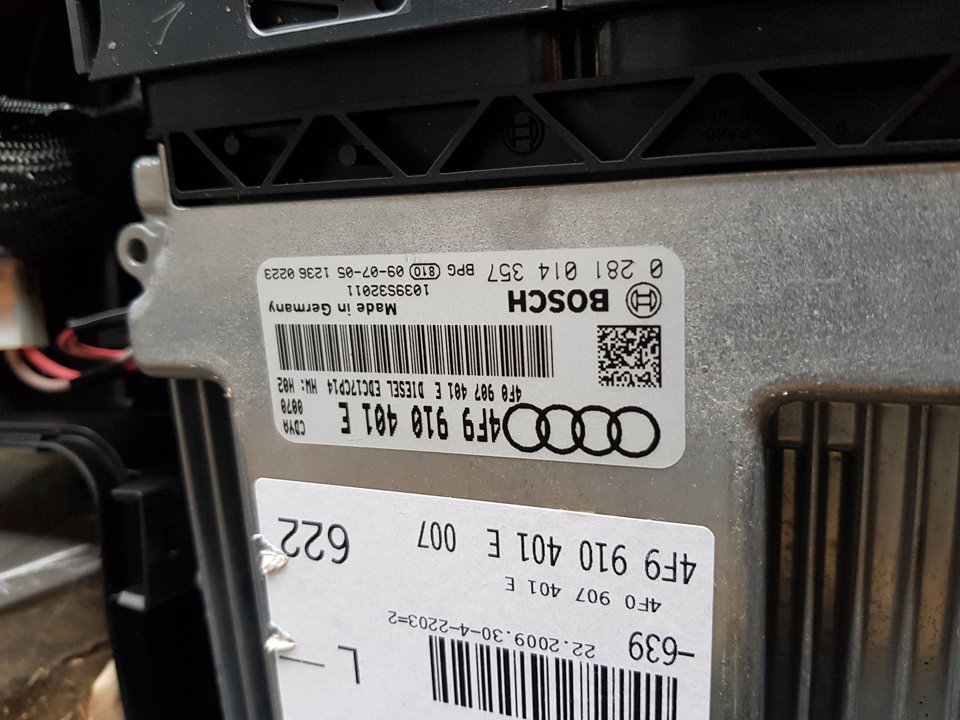 Engine control unit (ECU) AUDI A6 C6 Avant (4F5) 3.0 TDI quattro ...