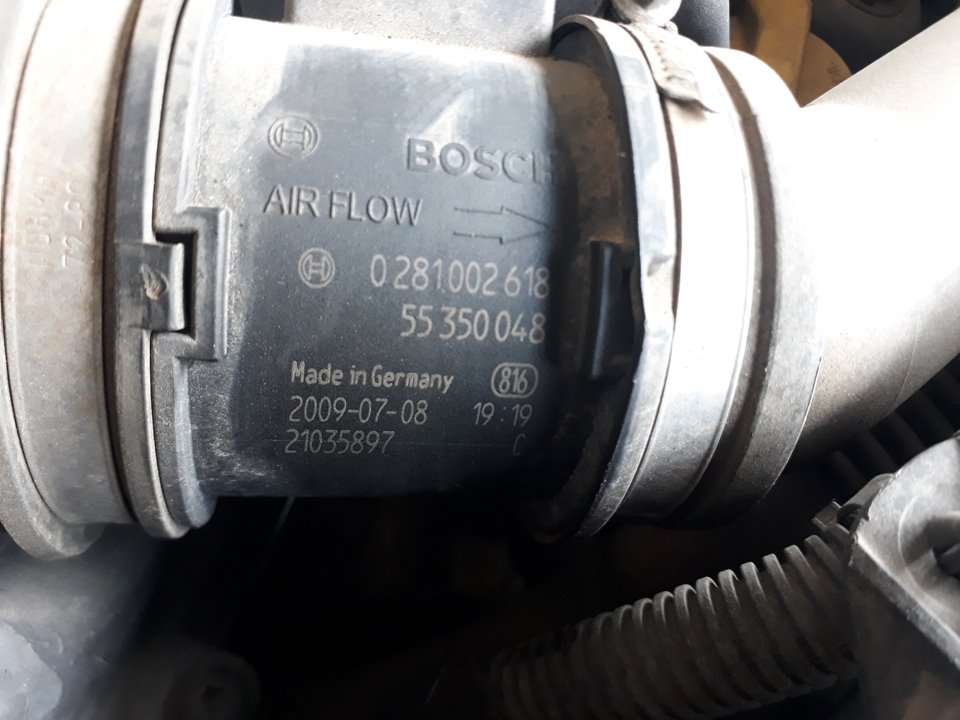 Mass air flow sensor OPEL CORSA D (S07) 1.3 CDTI (L08, L68) 9682986 | B ...