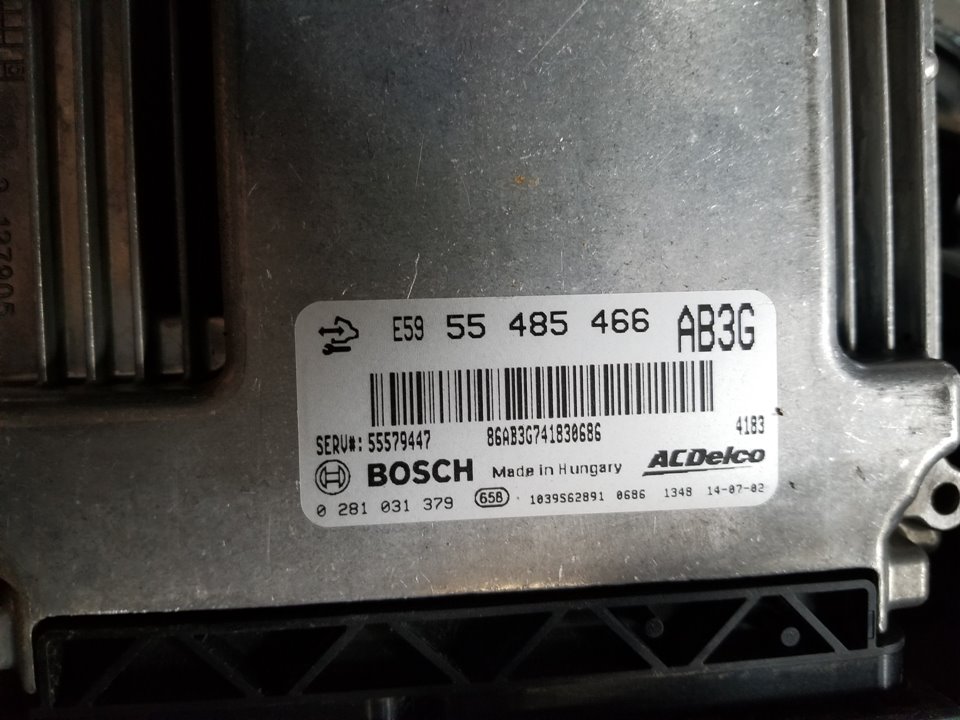 Engine control unit (ECU) OPEL INSIGNIA A Saloon (G09) 2.0 CDTI (69 ...