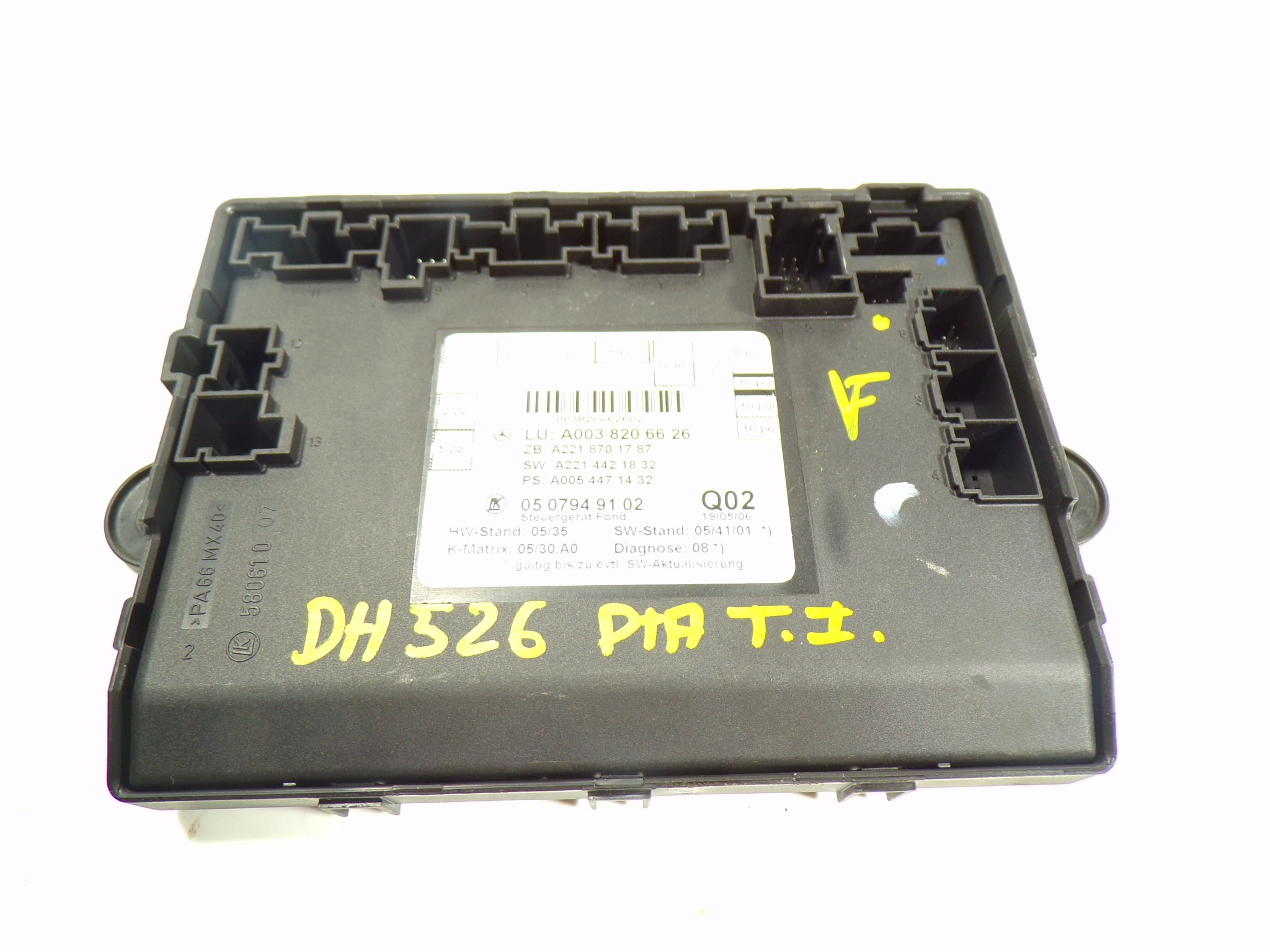 Electronic module MERCEDES-BENZ S-CLASS (W221, V221) S 320 CDI 8420526 ...
