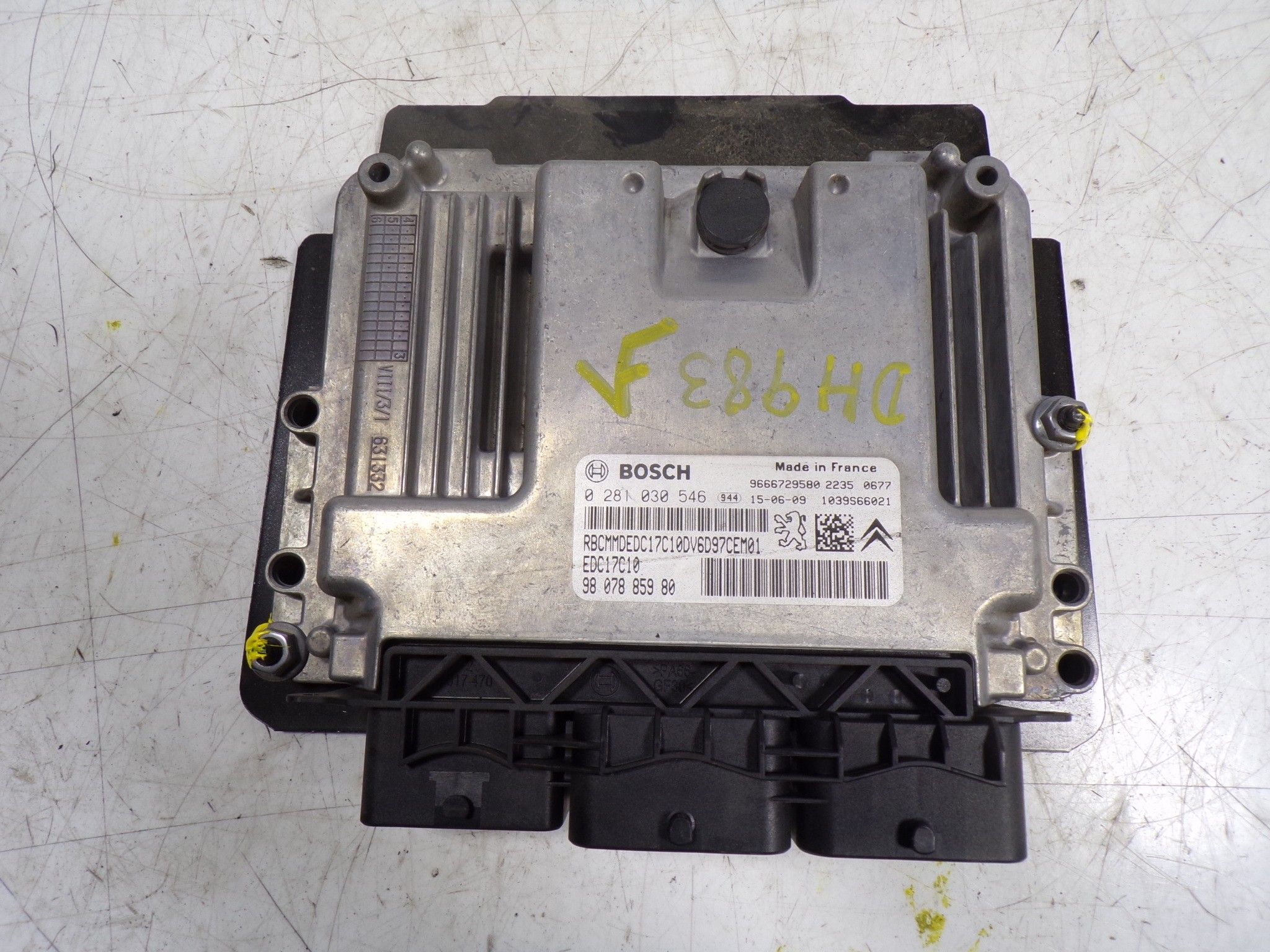 Engine control unit (ECU) CITROËN BERLINGO MULTISPACE (B9) 1.6 HDi 75 / BlueHDi 75 8818830 | B-Parts