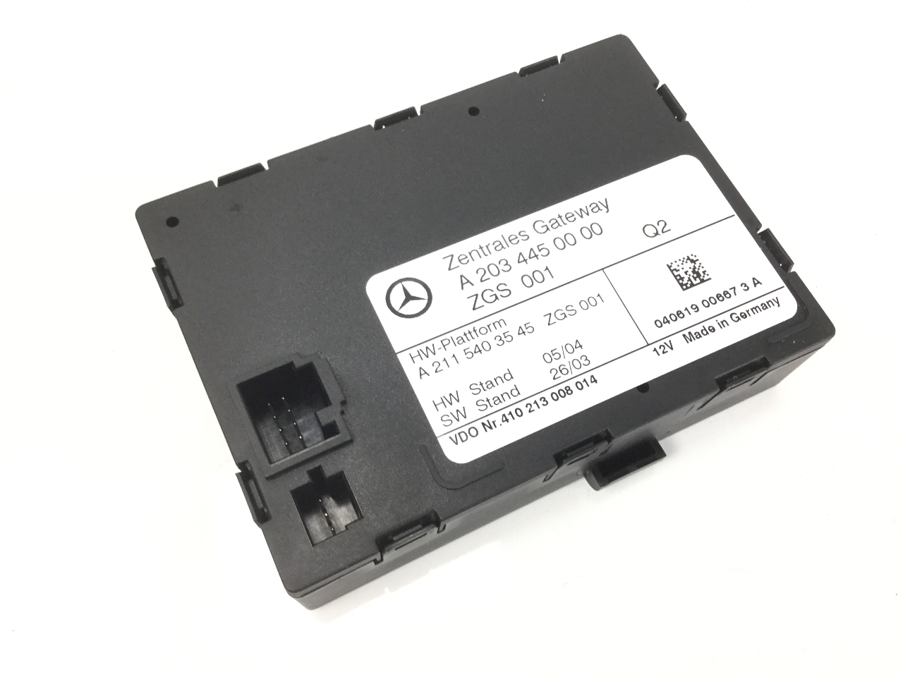 Control unit MERCEDES-BENZ C-CLASS (W203) C 200 CDI (203.007) 4035025 ...