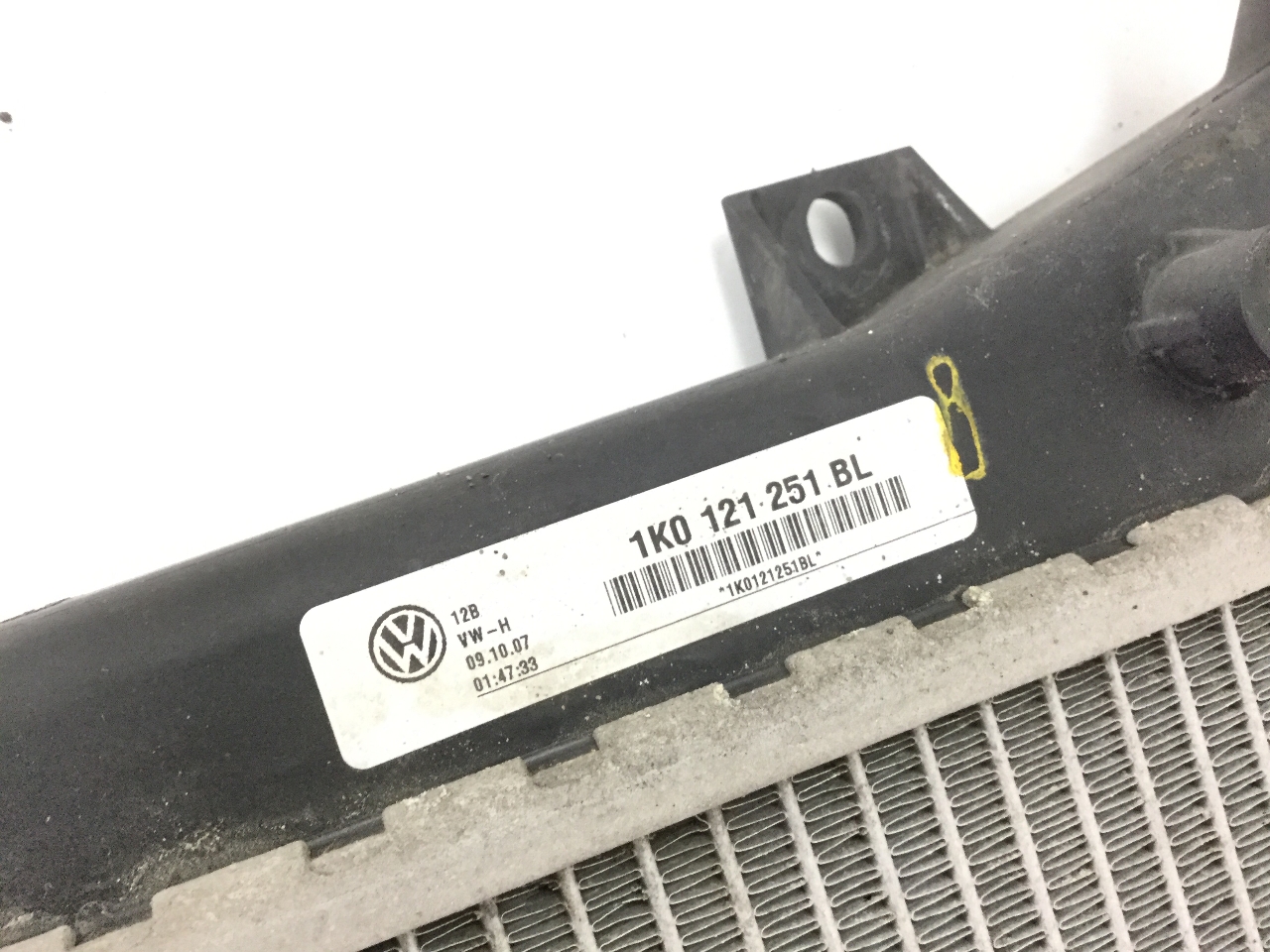 Wasserkühler VW TOURAN (1T1, 1T2) 2.0 TDI VW: 1K0121251EJ 1K0121251AL ...