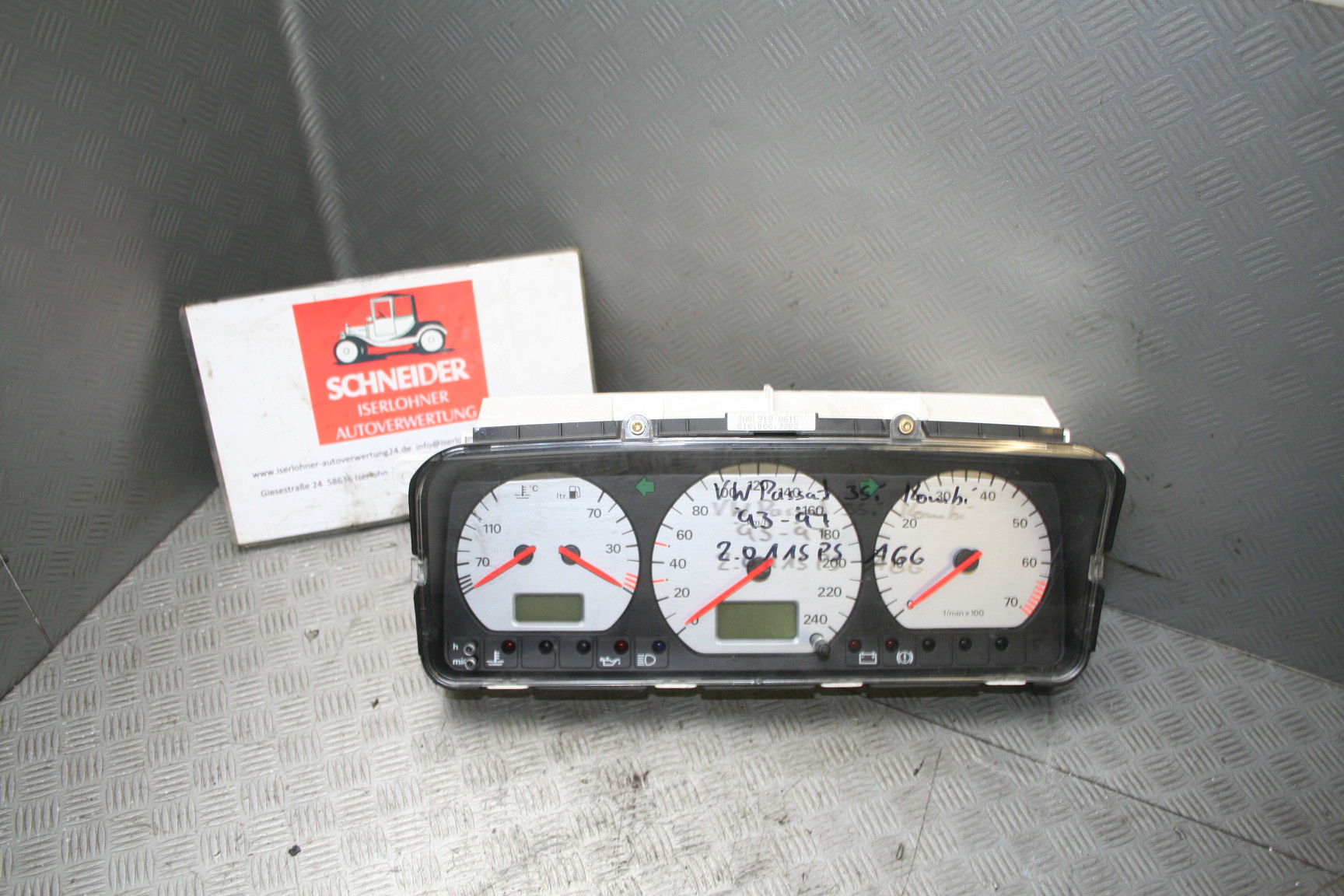 Instrument cluster VW PASSAT B3/B4 Variant (3A5, 35I) 2.0 16V 4580736 ...