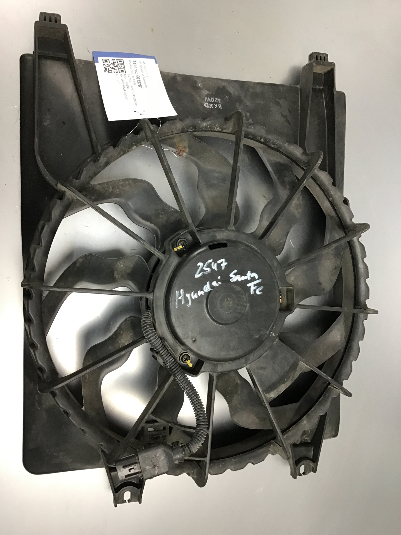 Radiator fan HYUNDAI SANTA FÉ II (CM) 2.2 CRDi 8109317 | B-Parts
