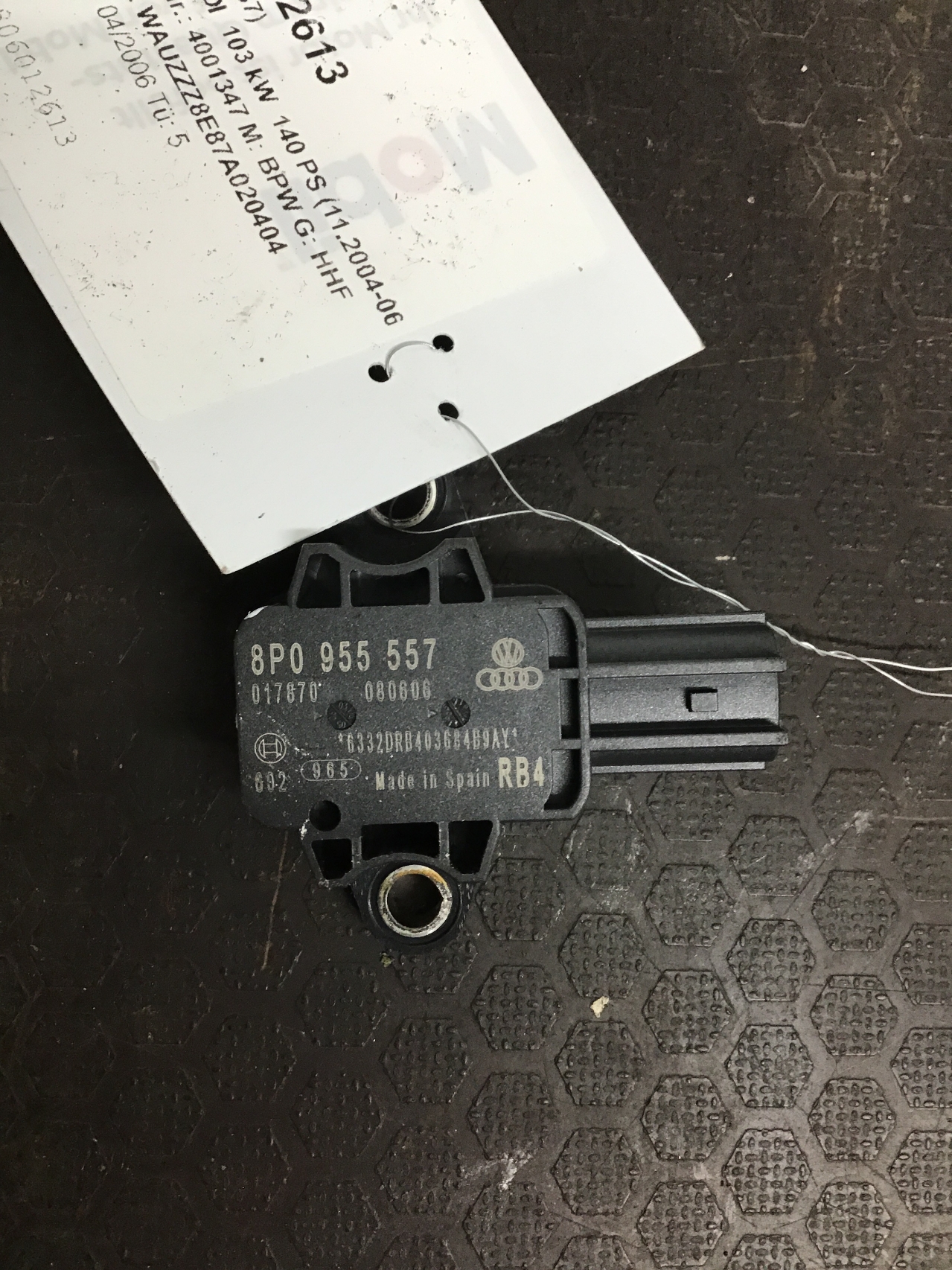 Electronic sensor AUDI A4 B7 Avant (8ED) 2.0 TDI 5873437 | B-Parts