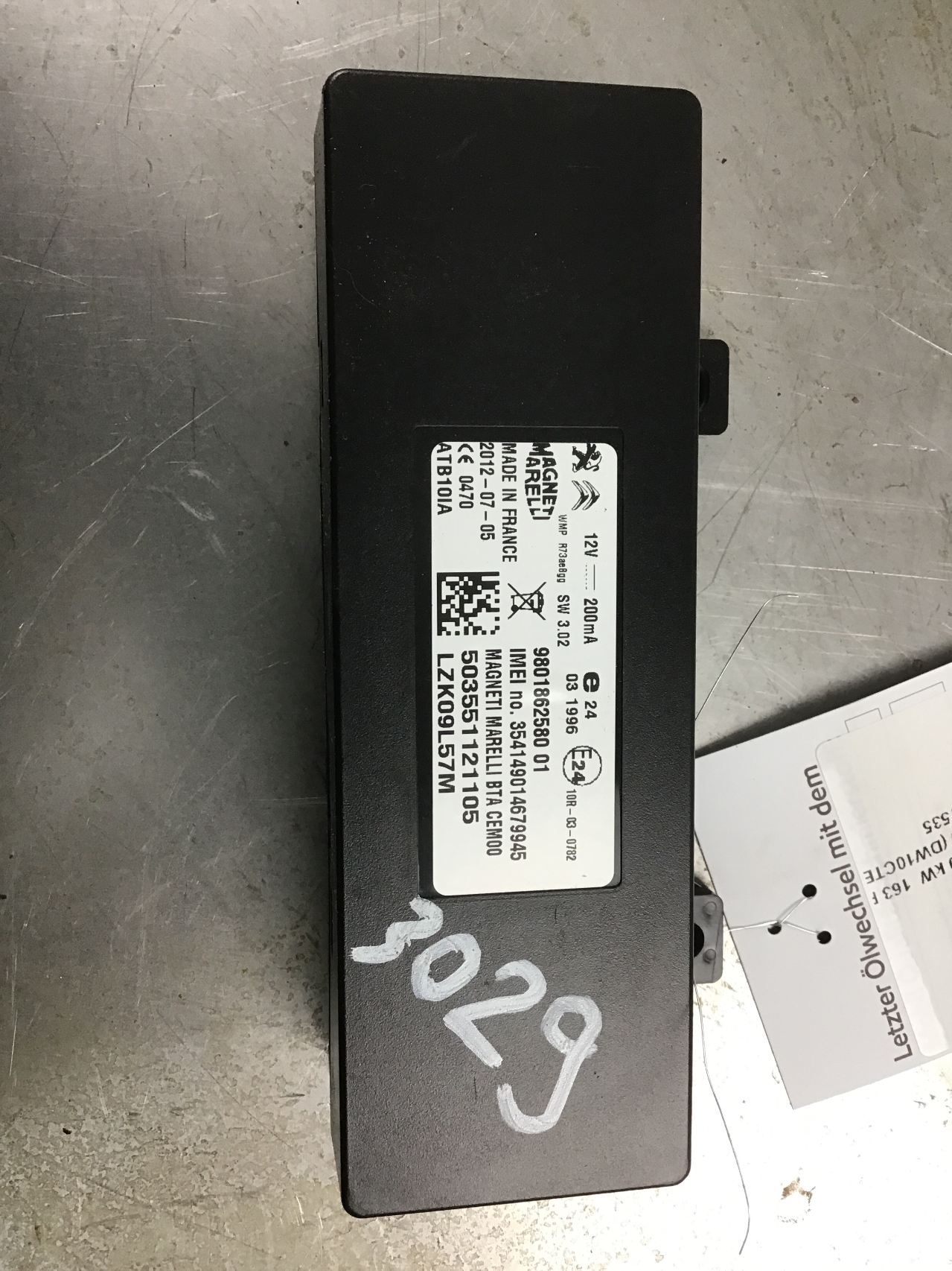 Control unit PEUGEOT 508 SW I (8E_) 2.0 HDi RXH Hybrid4 8914799 | B-Parts