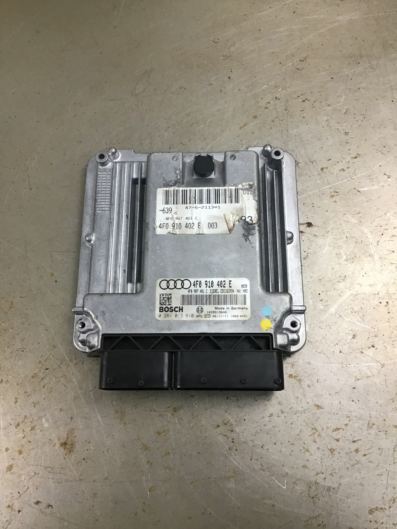 Engine control unit (ECU) AUDI A6 C6 (4F2) 3.0 TDI quattro 11110559 | B ...