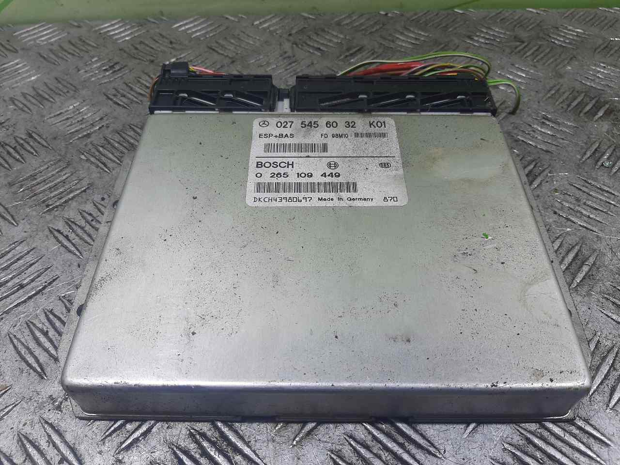 Engine control unit (ECU) MERCEDES-BENZ A-CLASS (W168) A 170 CDI (168. ...