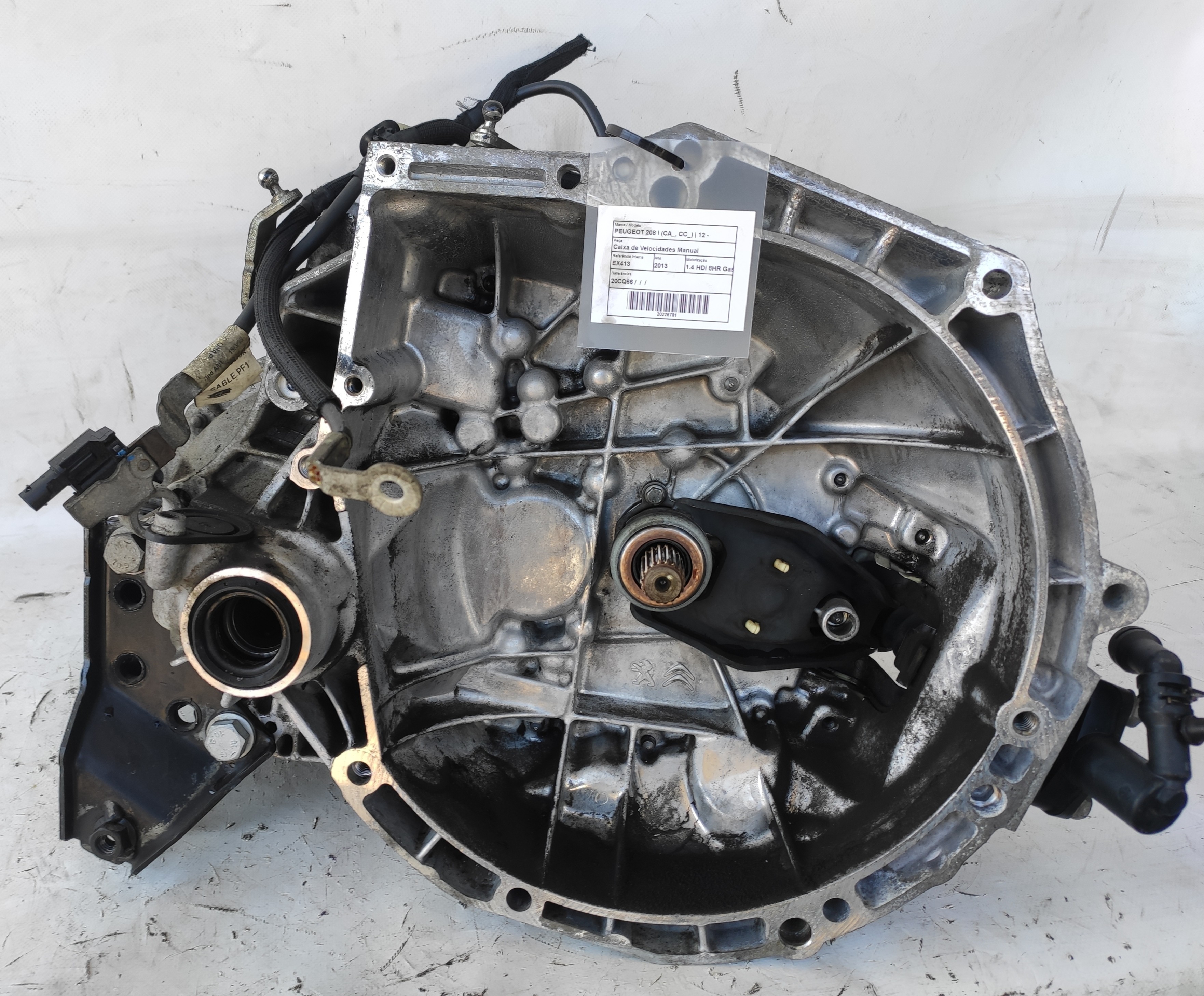 Manual gearbox PEUGEOT 208 I (CA_, CC_) 1.4 HDi 12053630 | B-Parts