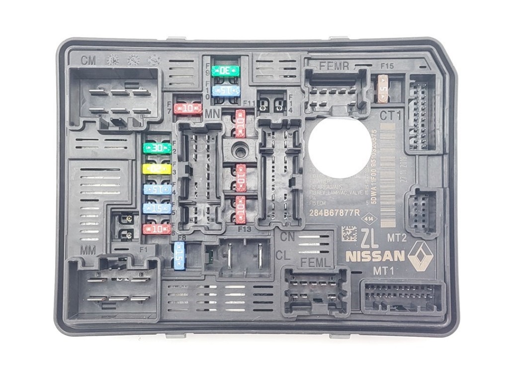 Fuse box RENAULT ZOE Hatchback Van (BFM_) Electric (BFMC, BFMD ...