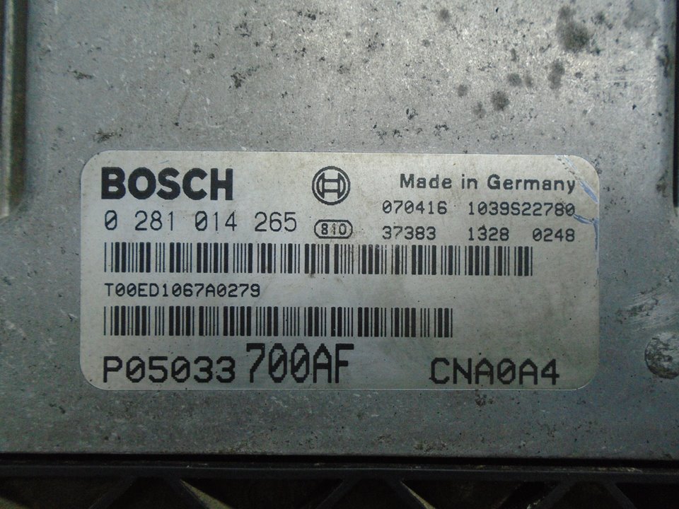 Engine control unit (ECU) DODGE AVENGER 2.0 CRD 0281014265 | B-Parts