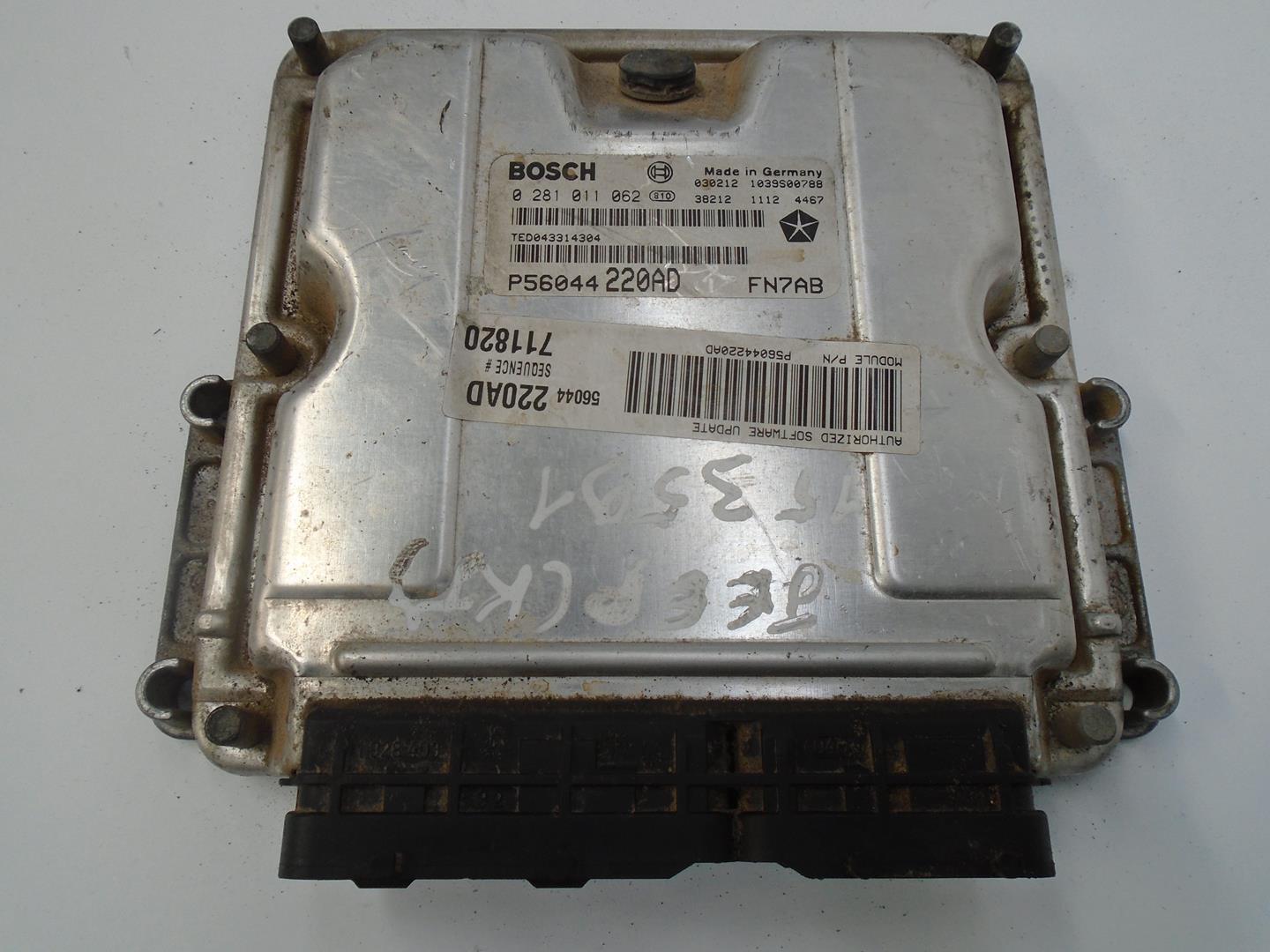 Engine control unit (ECU) JEEP CHEROKEE (KJ) 2.5 CRD 4x4 7195231 | B-Parts