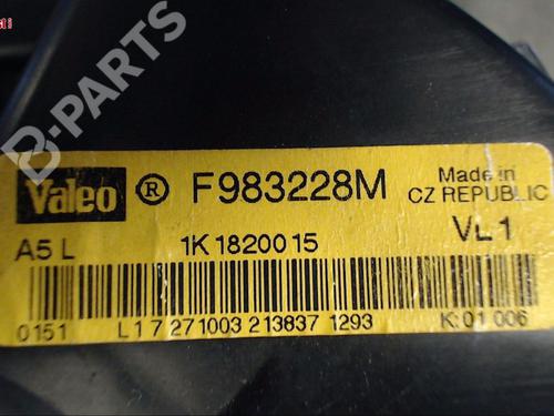 Heater blower motor AUDI A3 (8P1) 2.0 TDI VALEO: 1K1820015 , F983228M ...