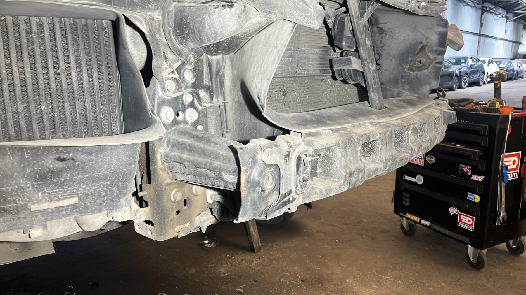 Front bumper reinforcement PORSCHE CAYENNE (92A) 4.8 Turbo 25867296 | B ...