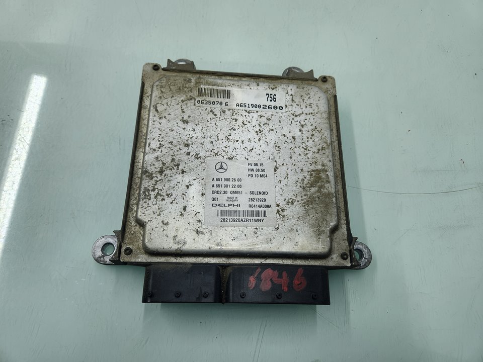 Engine control unit (ECU) MERCEDES-BENZ SPRINTER 3,5-t Van (B906) 313 ...