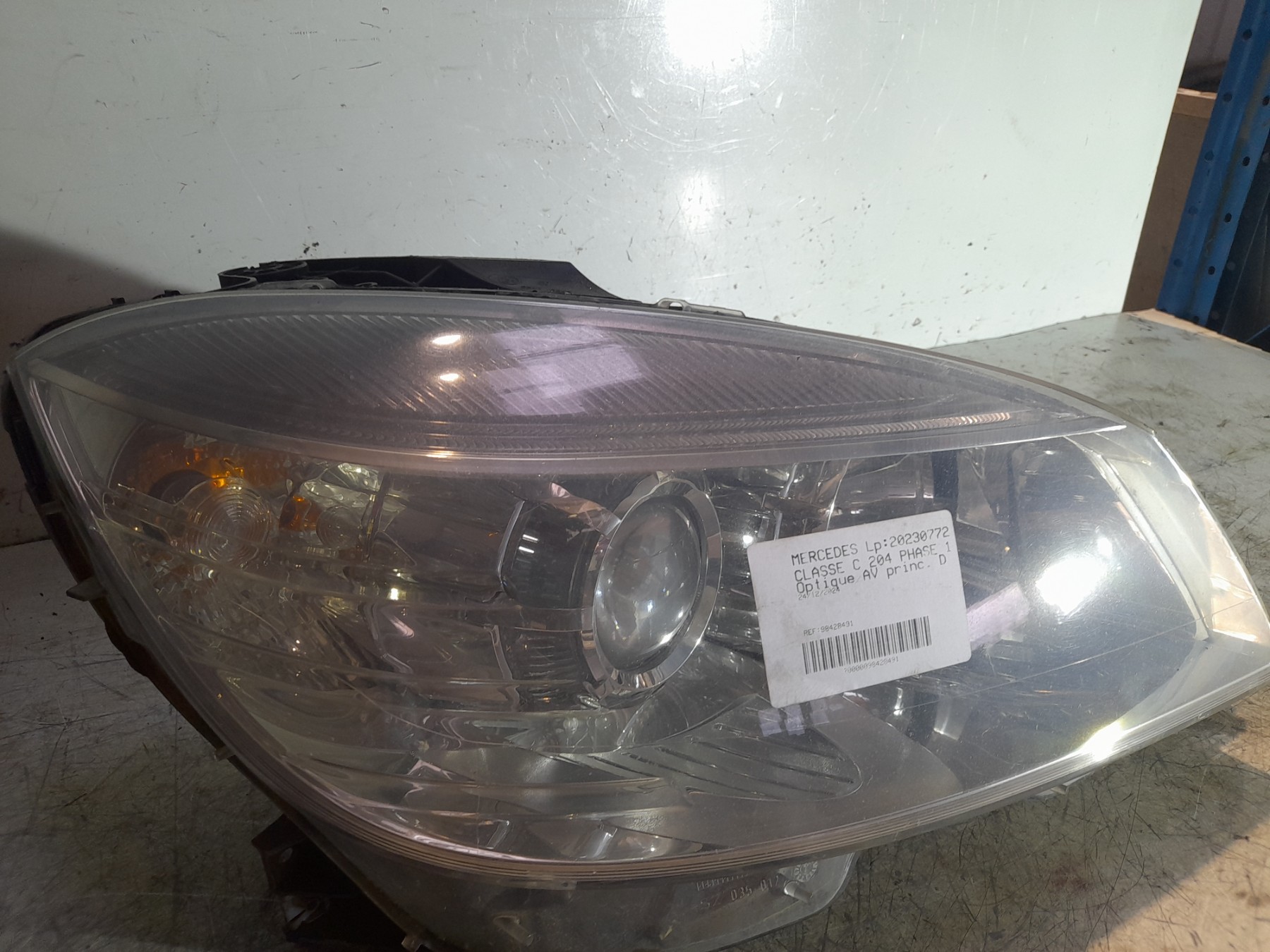 Optica direita MERCEDES-BENZ C-CLASS (W204) C 200 CDI (204.007, 204.006 ...