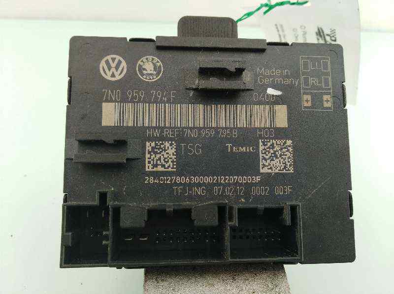 Comfort control module VW SHARAN (7N1, 7N2) 7278377 | B-Parts
