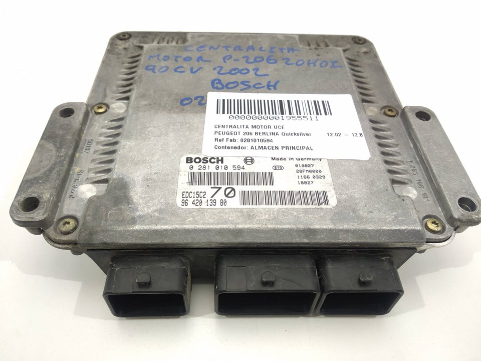 Engine control unit (ECU) PEUGEOT 206 Hatchback (2A/C) 1955511 | B-Parts
