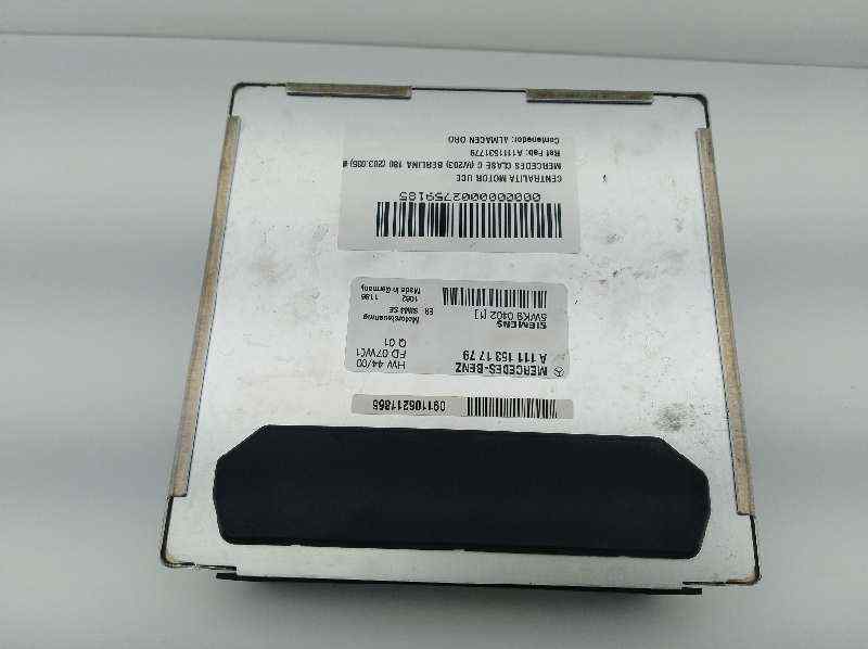 Engine control unit (ECU) MERCEDES-BENZ C-CLASS (W203) C 180 (203.035 ...