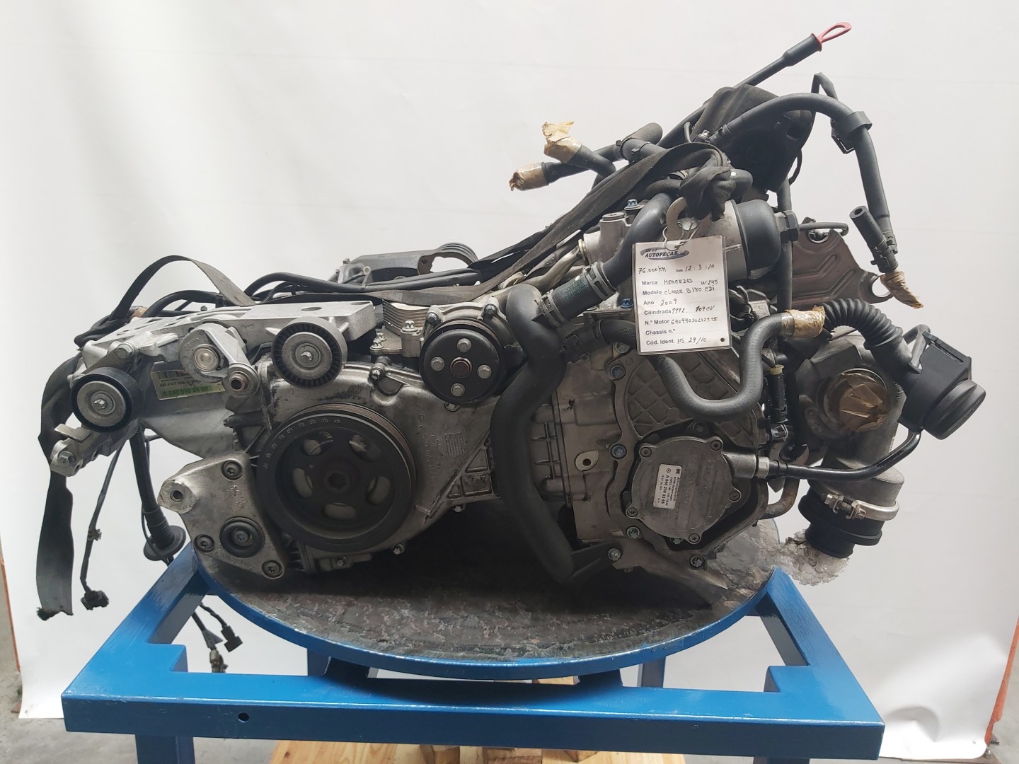 Engine MERCEDES-BENZ B-CLASS Sports Tourer (W245) 23466920 | B-Parts