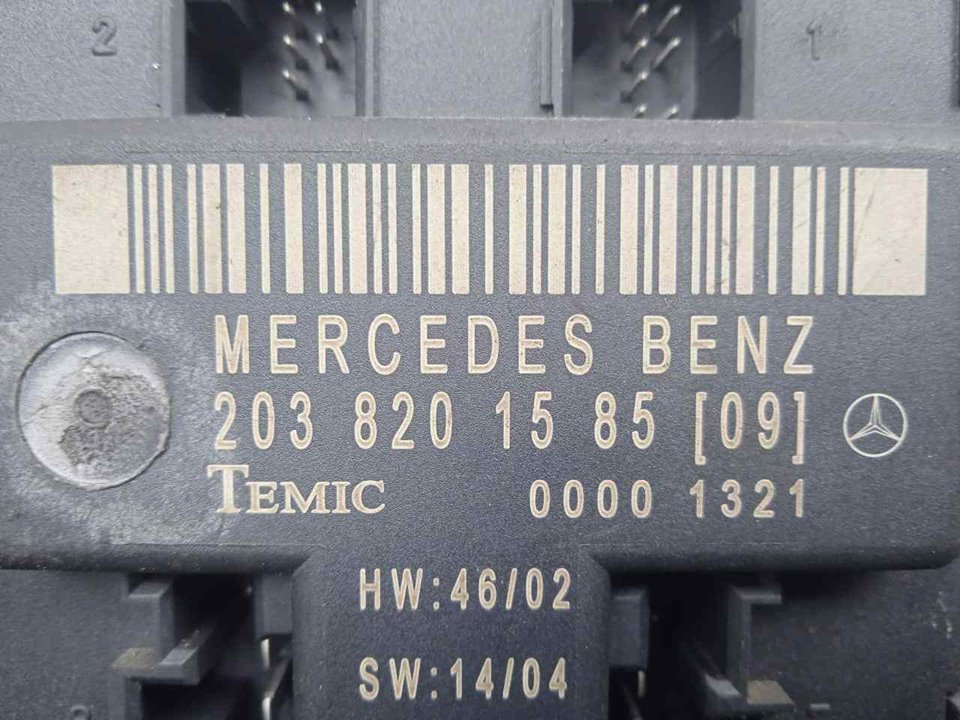 Comfort control module MERCEDES-BENZ C-CLASS (W203) C 220 CDI (203.006 ...
