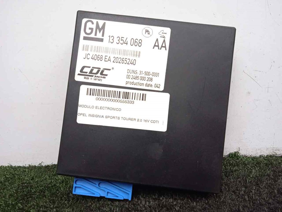 Electronic module OPEL INSIGNIA A Sports Tourer (G09) 2.0 CDTI (35 ...