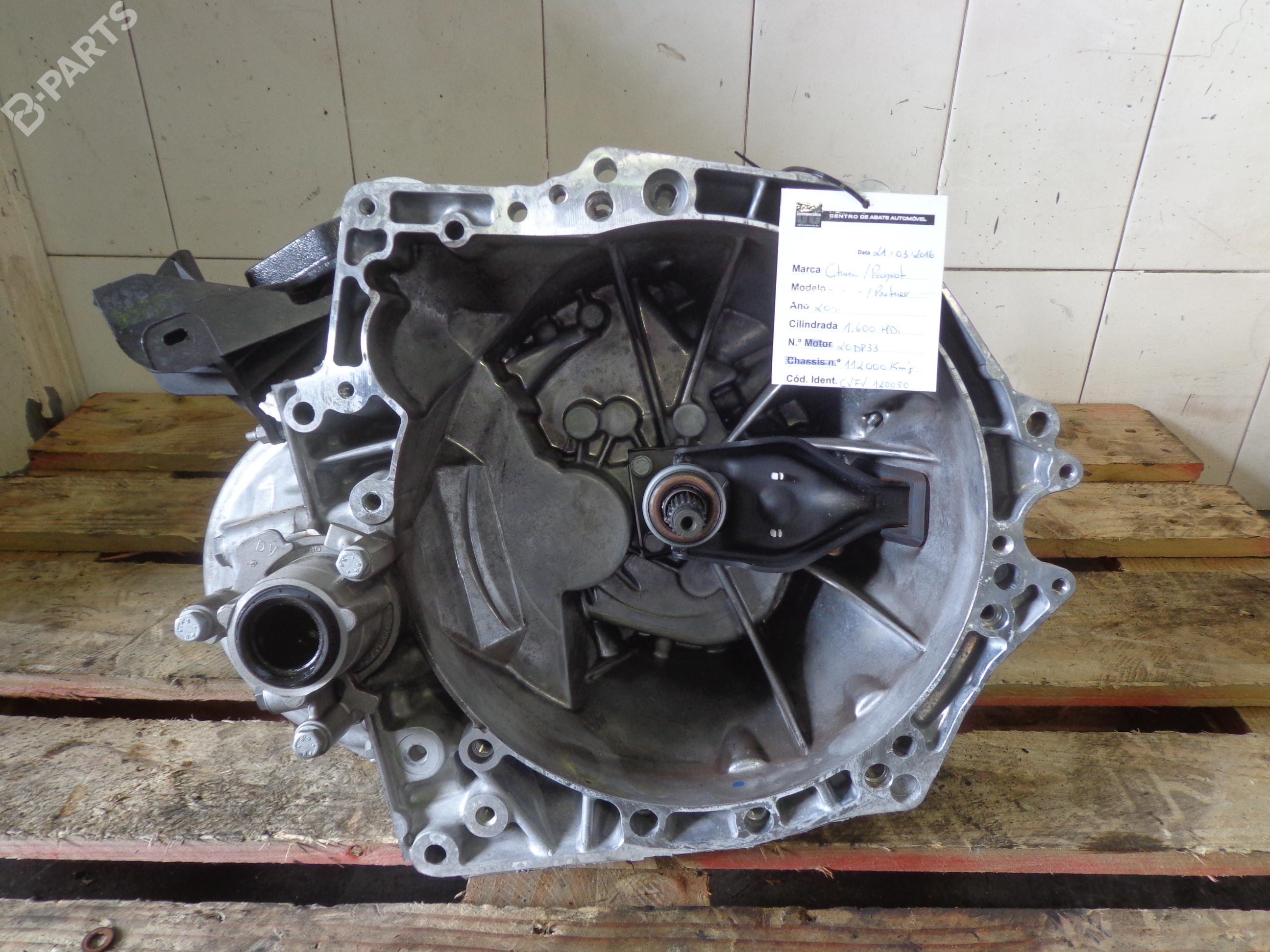 Caixa de velocidades CITROËN BERLINGO Box Body/MPV (B9) 1.6 HDi 110 76387 | B-Parts