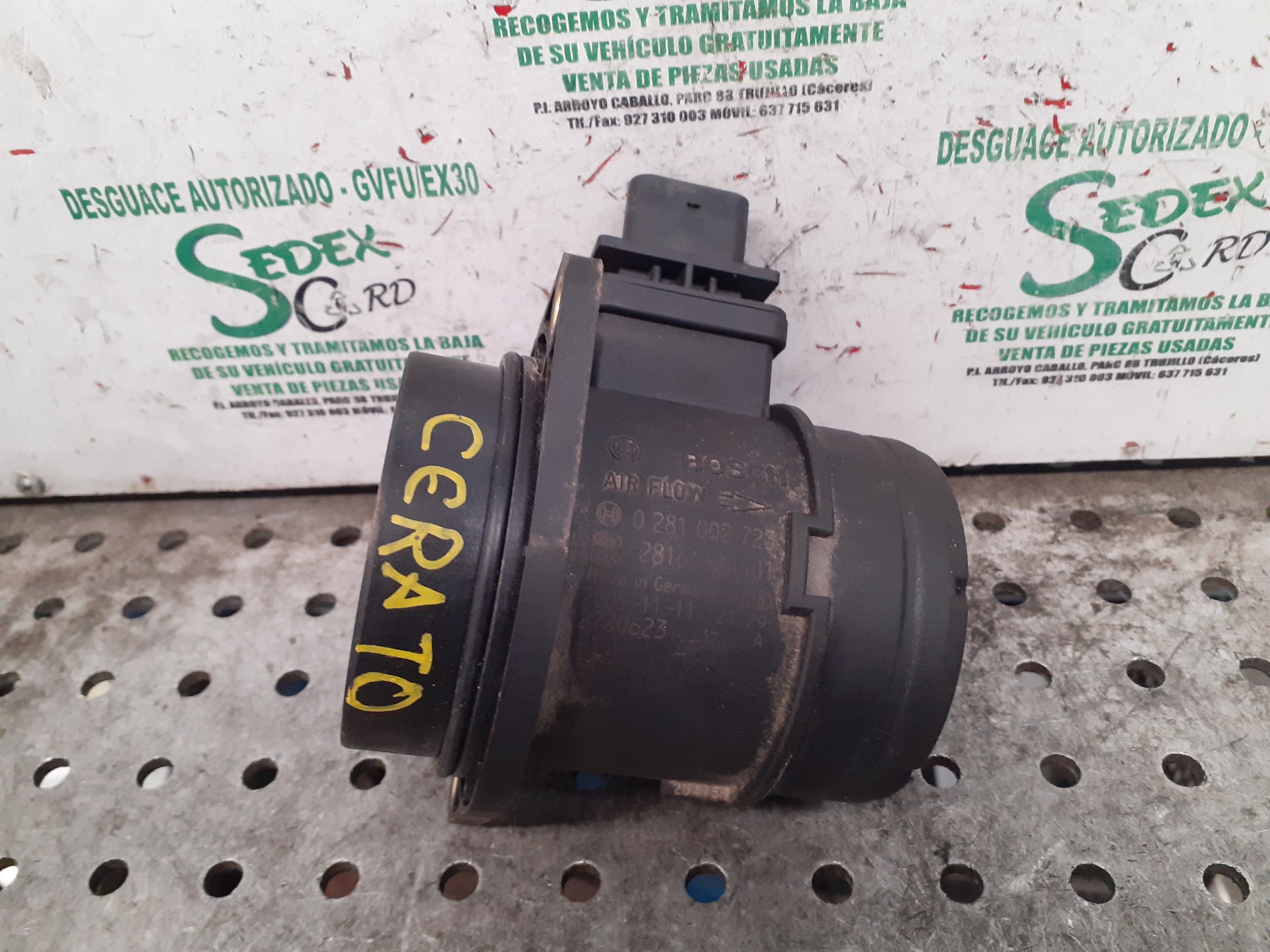 Mass air flow sensor HYUNDAI i30 (FD) 25318574 | B-Parts