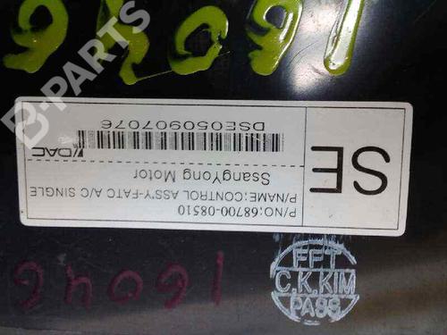 Climate control SSANGYONG REXTON / REXTON II (GAB_) 2.7 Xdi 580158 | B ...