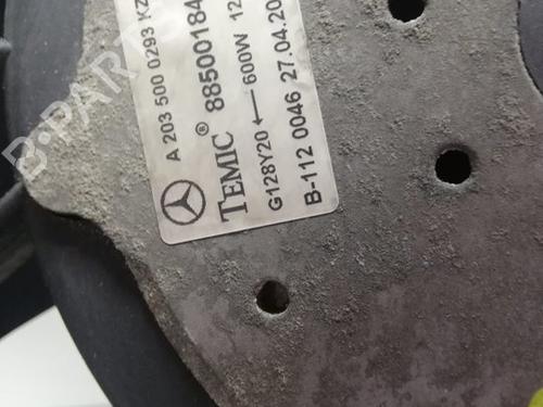 Radiator fan MERCEDES-BENZ C-CLASS (W203) C 220 CDI (203.006, 203.008 ...