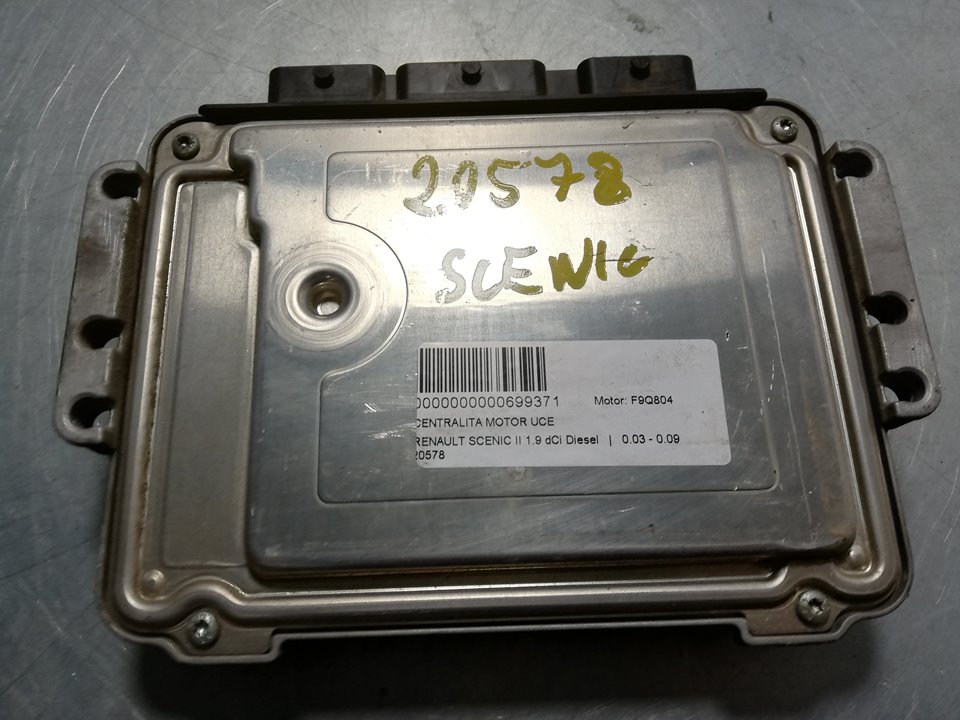 Engine control unit (ECU) RENAULT SCÉNIC II (JM0/1_) 1.9 dCi (JM14 ...