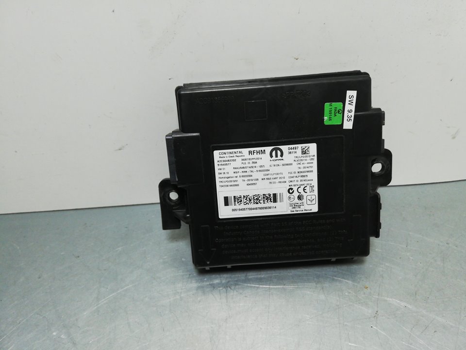 Electronic module JEEP RENEGADE SUV (BU, B1, BV) 2.0 CRD 4x4 10245545 ...
