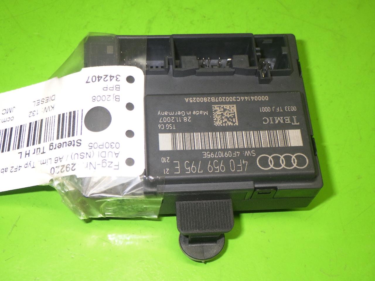 Electronic module AUDI A6 C6 (4F2) 2.7 TDI 6394025 | B-Parts