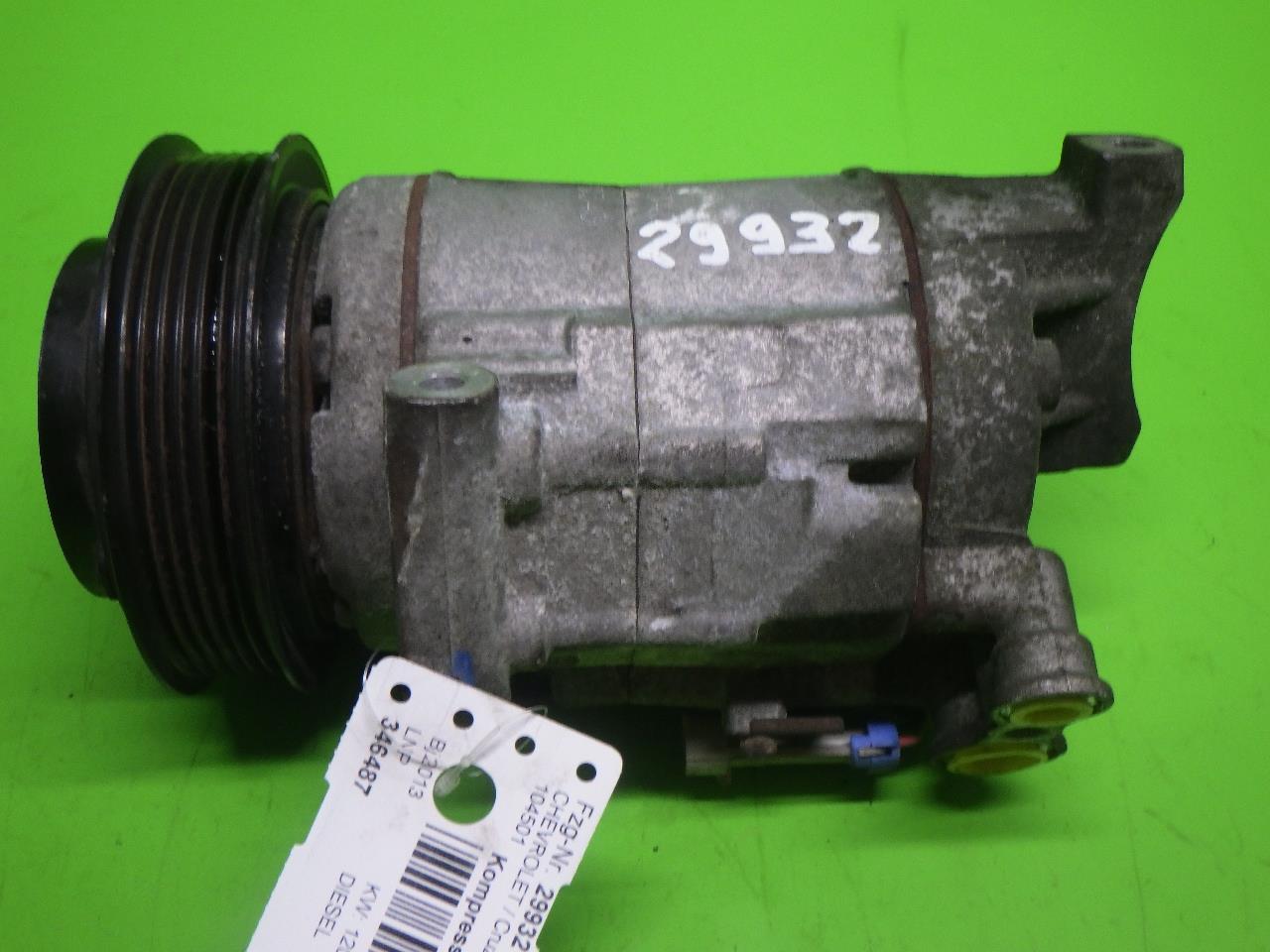 AC compressor CHEVROLET CRUZE (J300) 2.0 CDI 6395447 | B-Parts