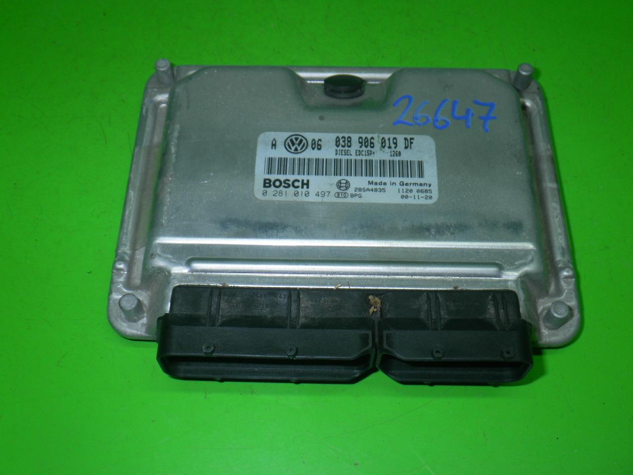 Control unit VW GOLF IV (1J1) 1.9 TDI 6370064 | B-Parts